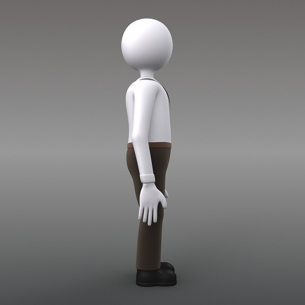 3d model office figure