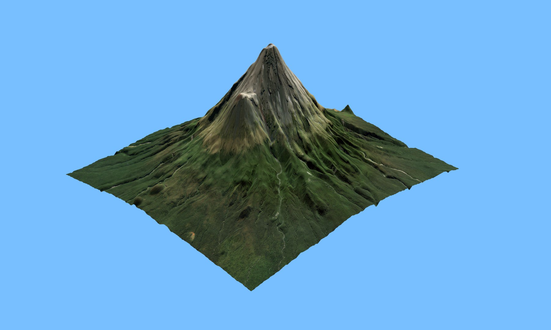 3D Model Volcano Mountains Mount Taranaki - TurboSquid 1505504