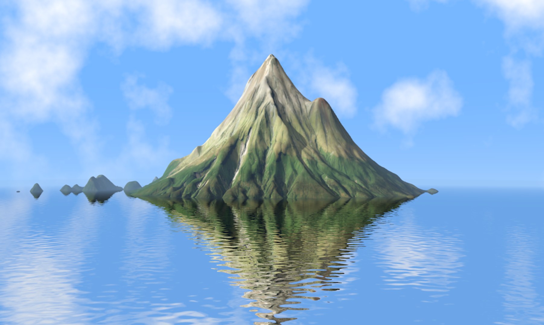 3D Model Volcano Mountains Mount Taranaki - TurboSquid 1505504