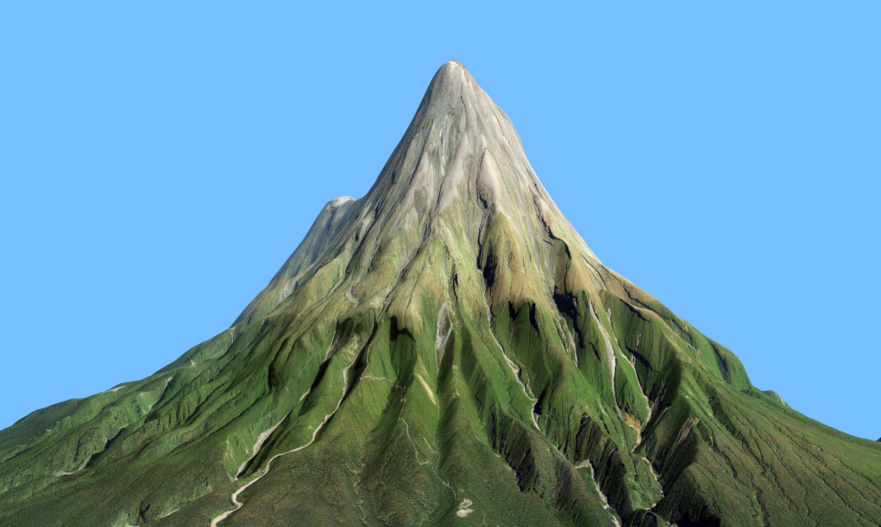 3D Model Volcano Mountains Mount Taranaki - TurboSquid 1505504