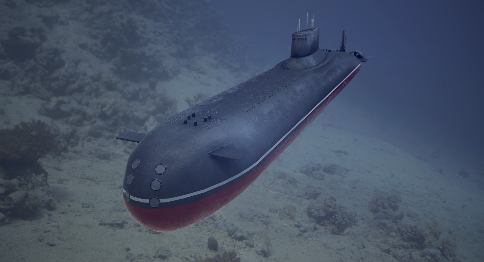 Typhoon Class Submarine 3D Model - TurboSquid 1354104