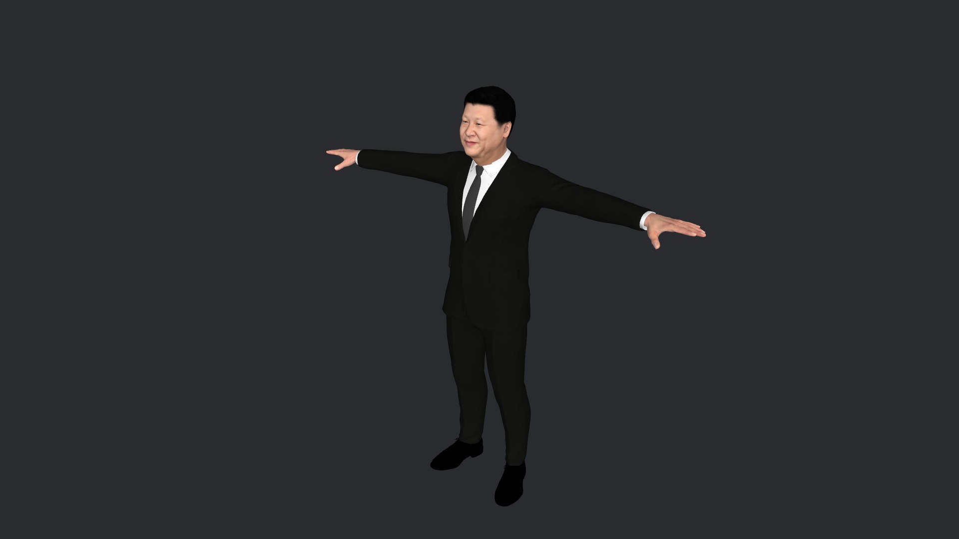 Xi Jinping Hyper Realistic Full Body Fully Rigged 3D Character 3D Model ...