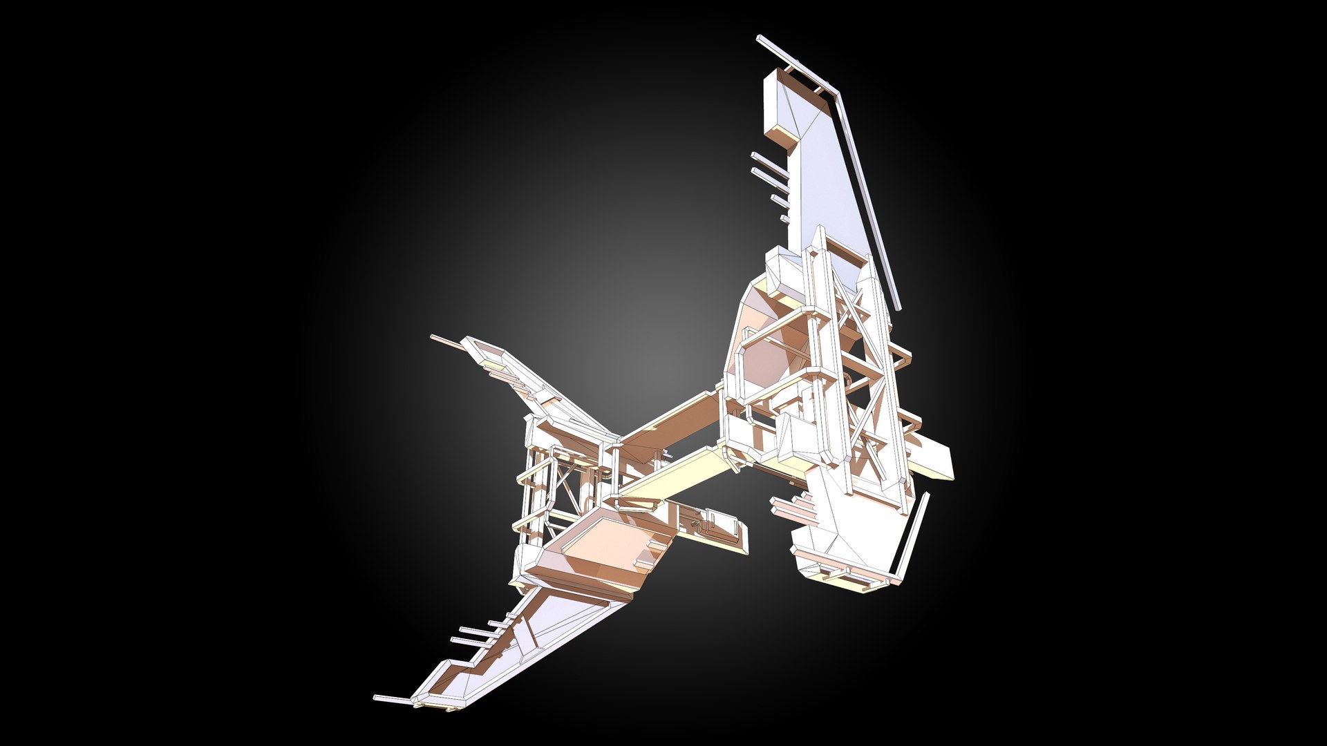 Spaceship Tail E Model - TurboSquid 1795178