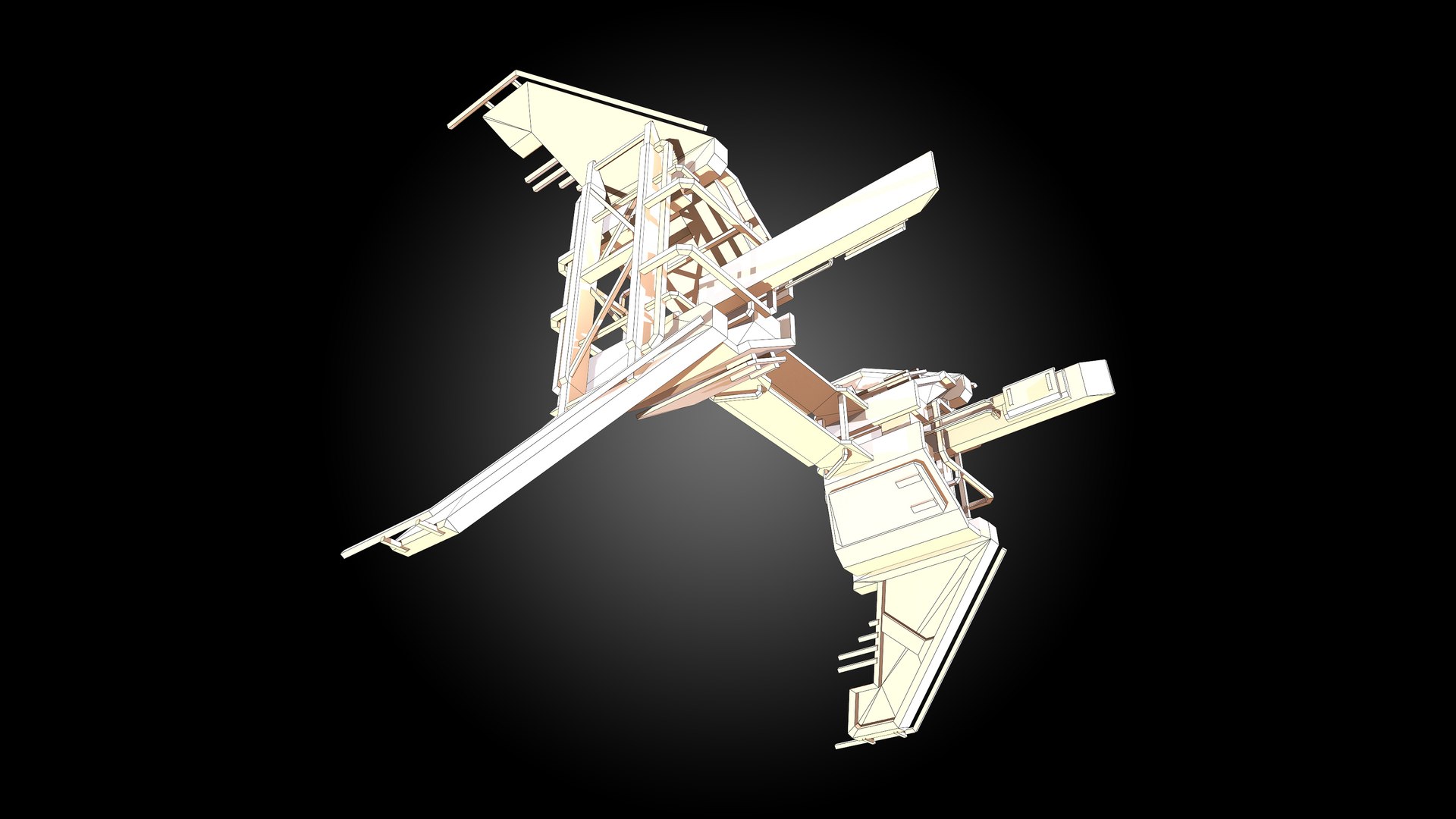 Spaceship Tail E Model - TurboSquid 1795178