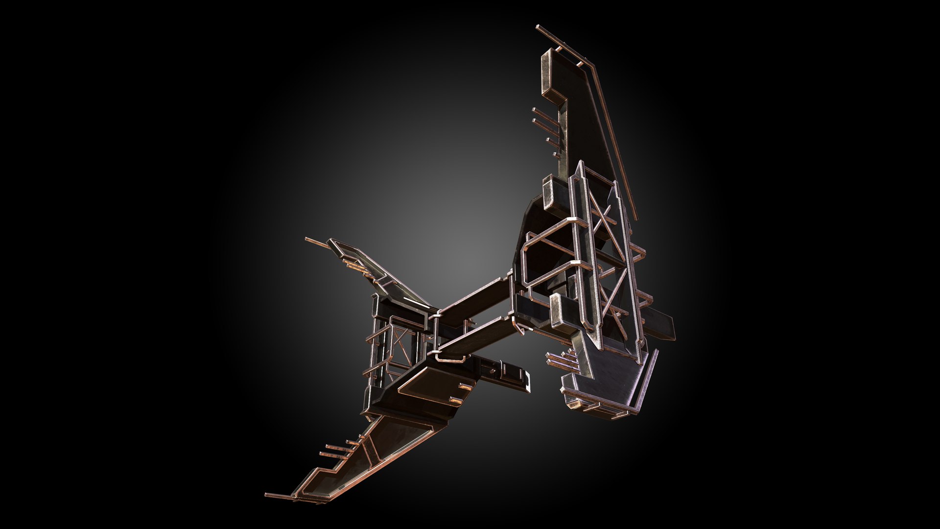 Spaceship Tail E Model - TurboSquid 1795178