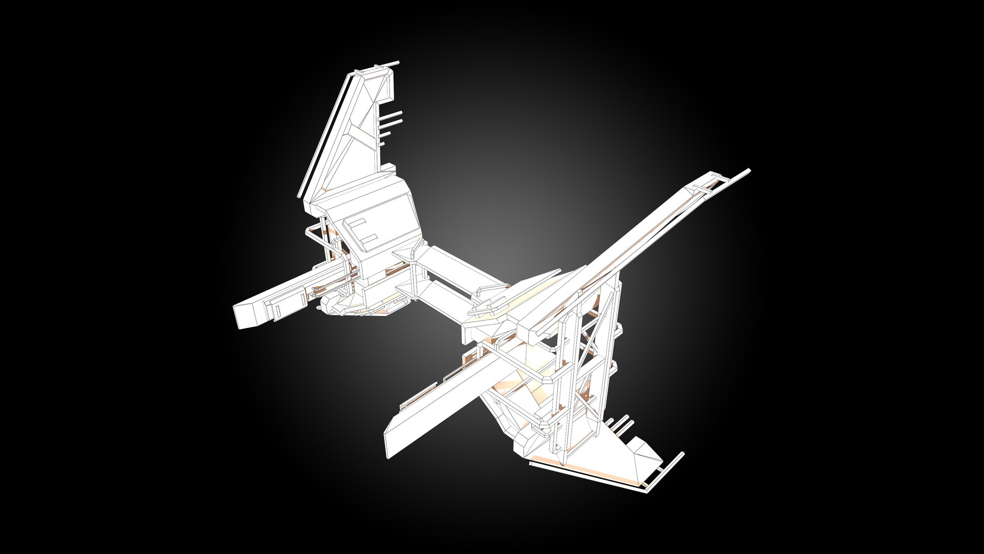 Spaceship Tail E Model - TurboSquid 1795178