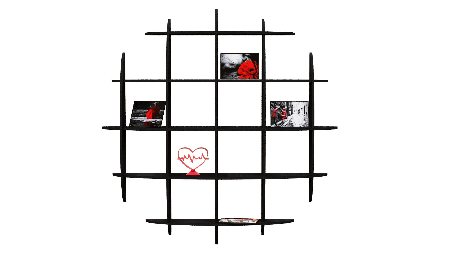 3D Parametric Shelf Sphere Model - TurboSquid 2191762