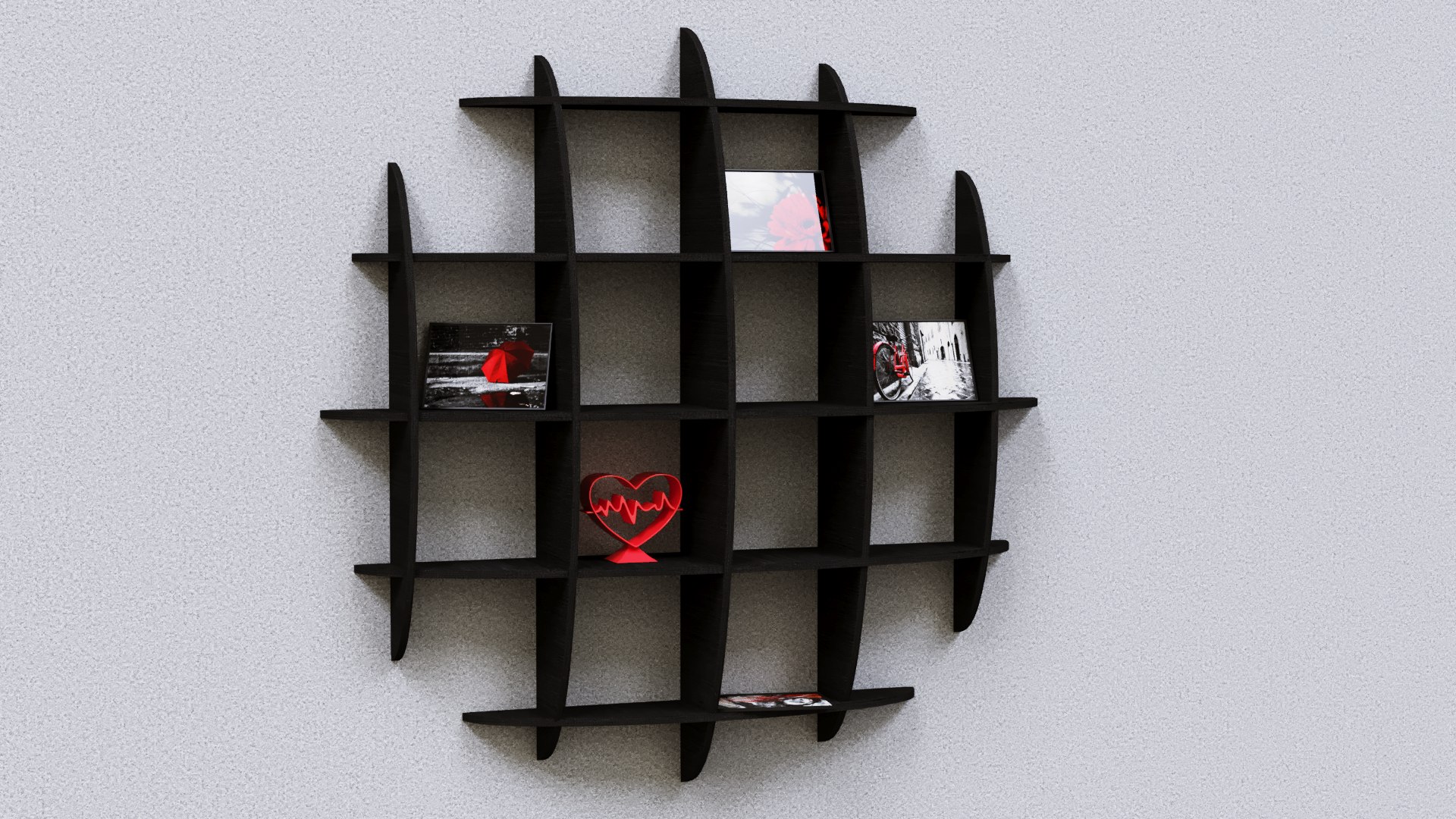 3D Parametric Shelf Sphere Model - TurboSquid 2191762