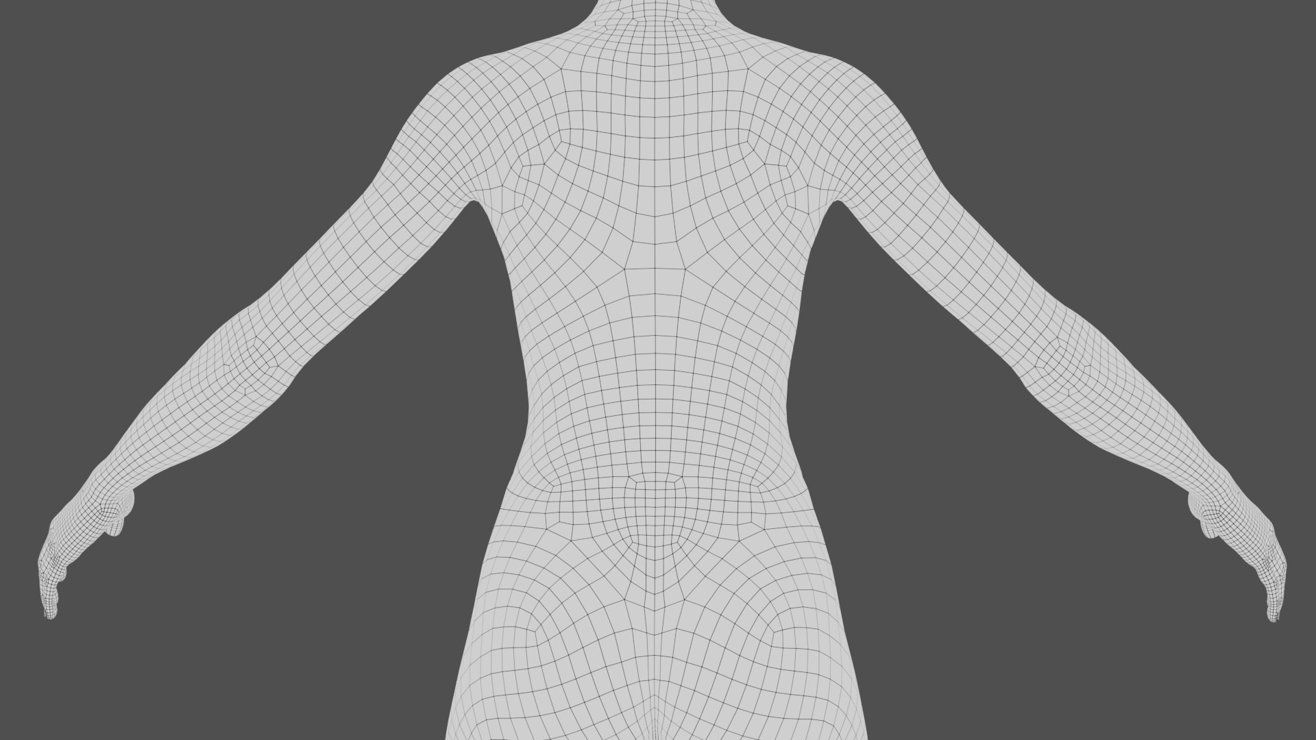 3D Female Base Mesh - TurboSquid 1931535