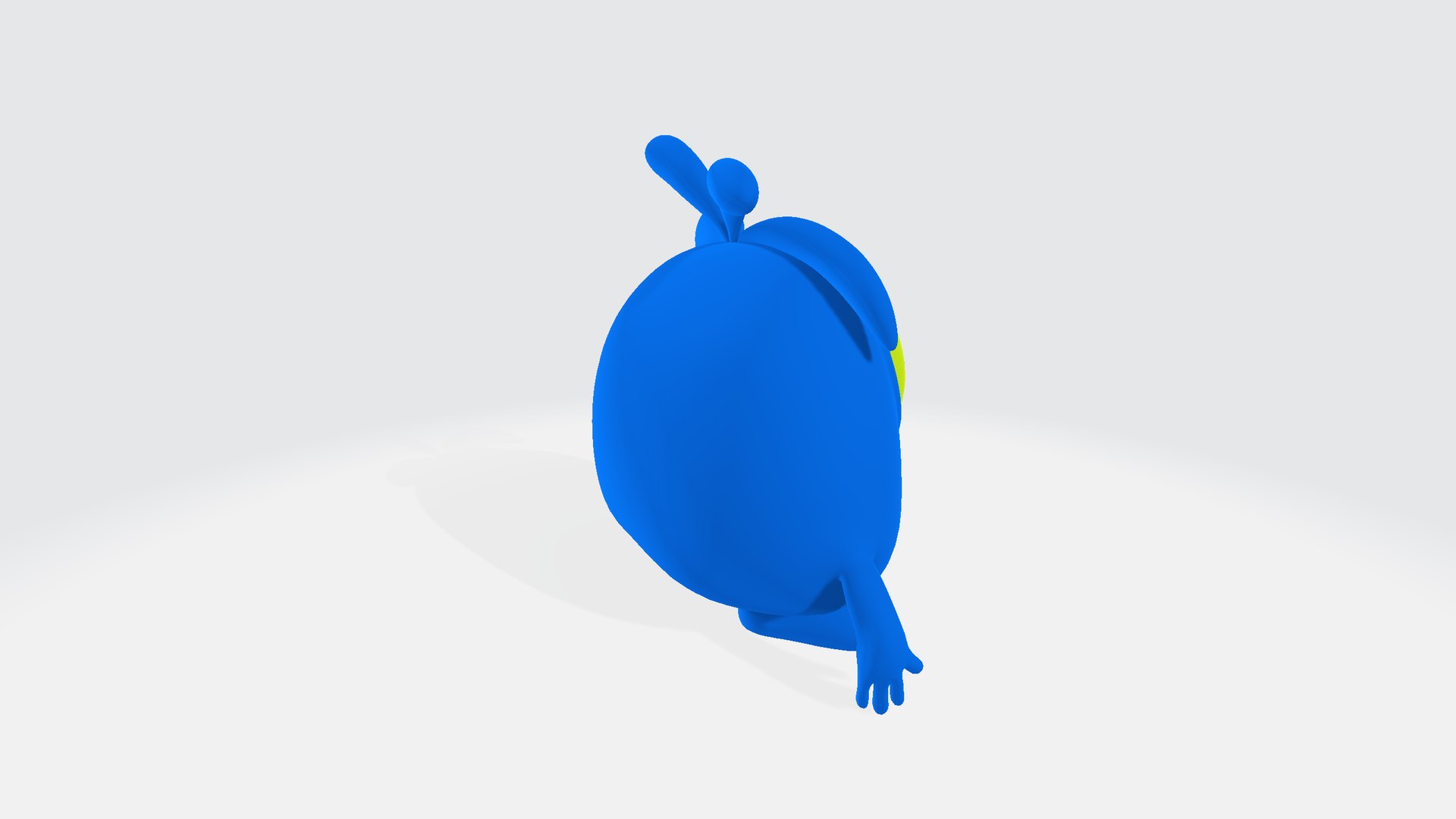 3D Model Blue Critter - TurboSquid 2366777