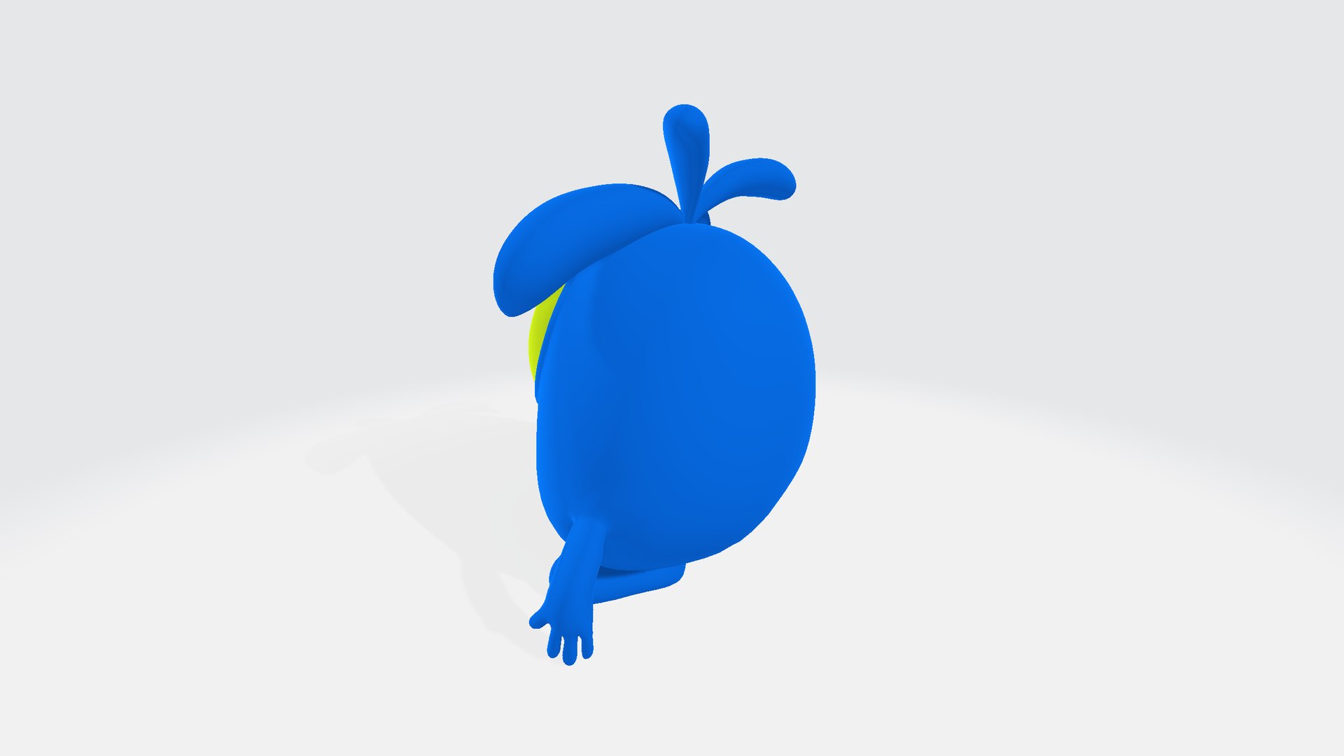 3D Model Blue Critter - TurboSquid 2366777