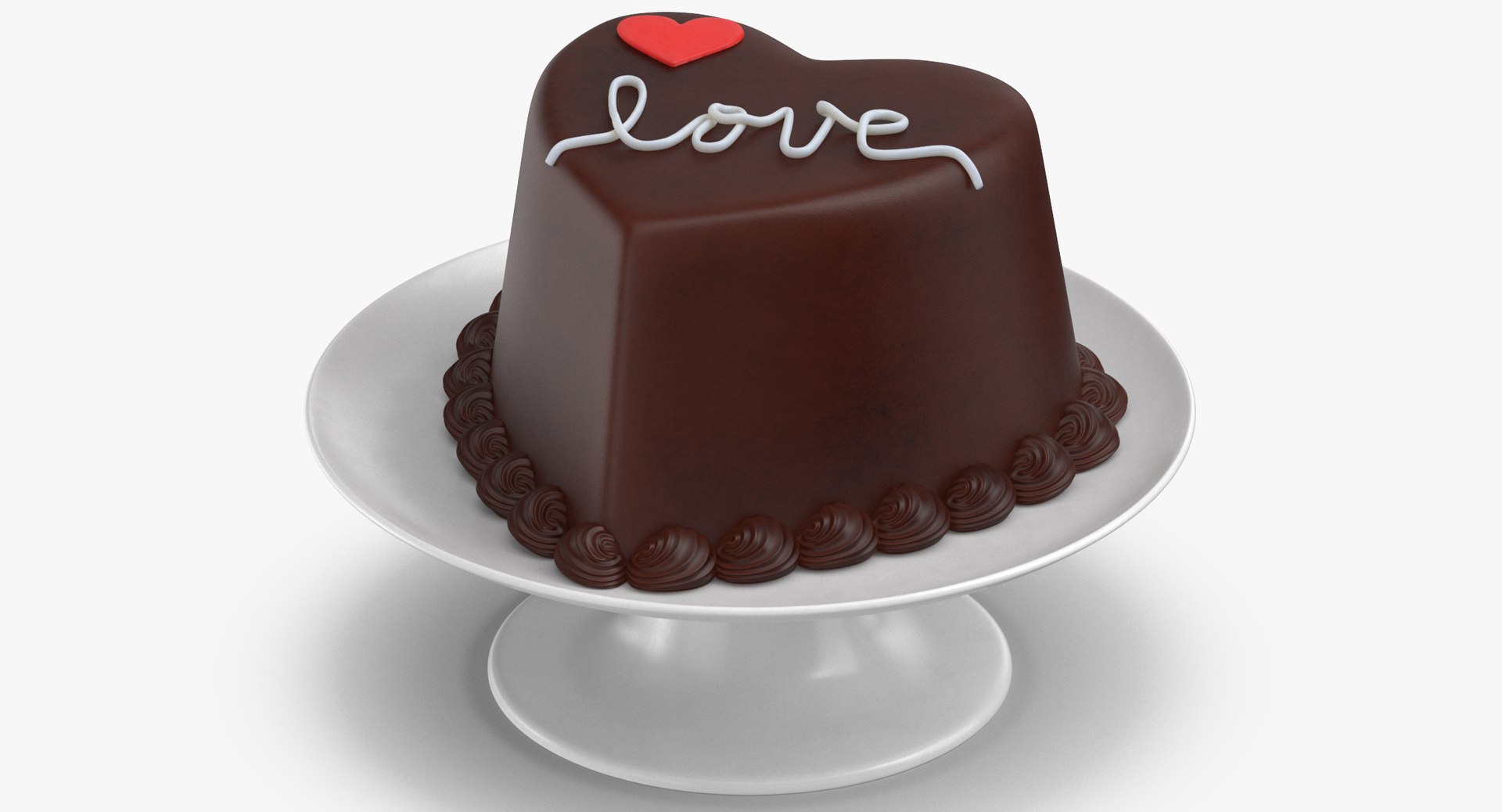 3D Heart Shaped Cakes Model - TurboSquid 1354189