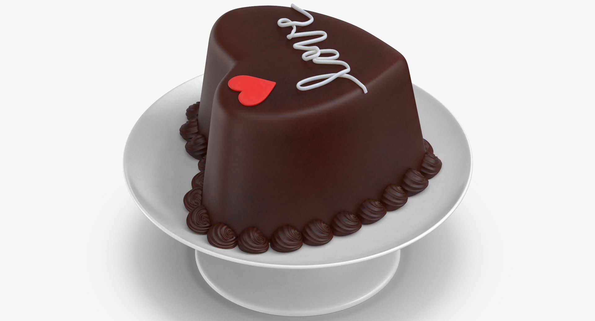 3D Heart Shaped Cakes Model - TurboSquid 1354189