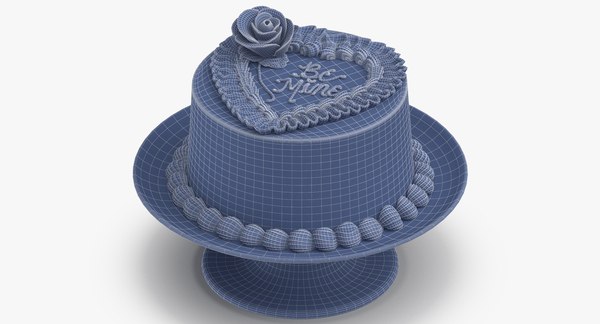 3D heart shaped cakes model - TurboSquid 1354189