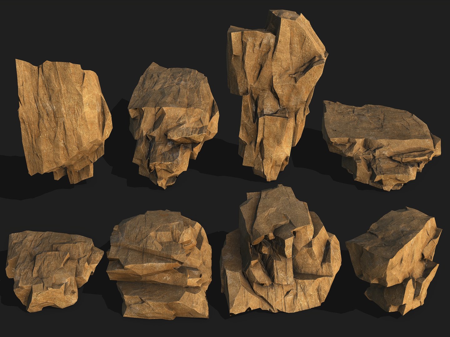 Desert Rocks 10 3D Model - TurboSquid 2046905
