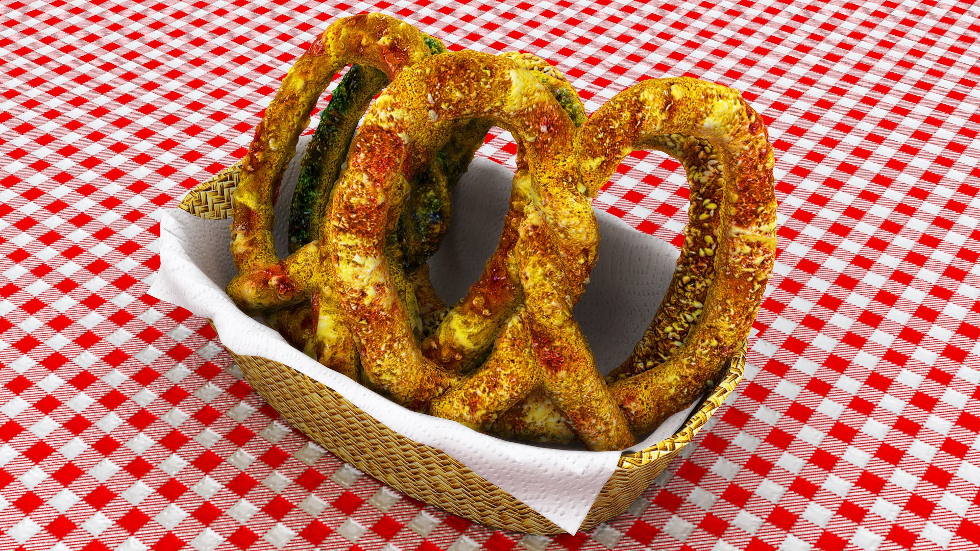 Pretzels 3D - TurboSquid 1925840
