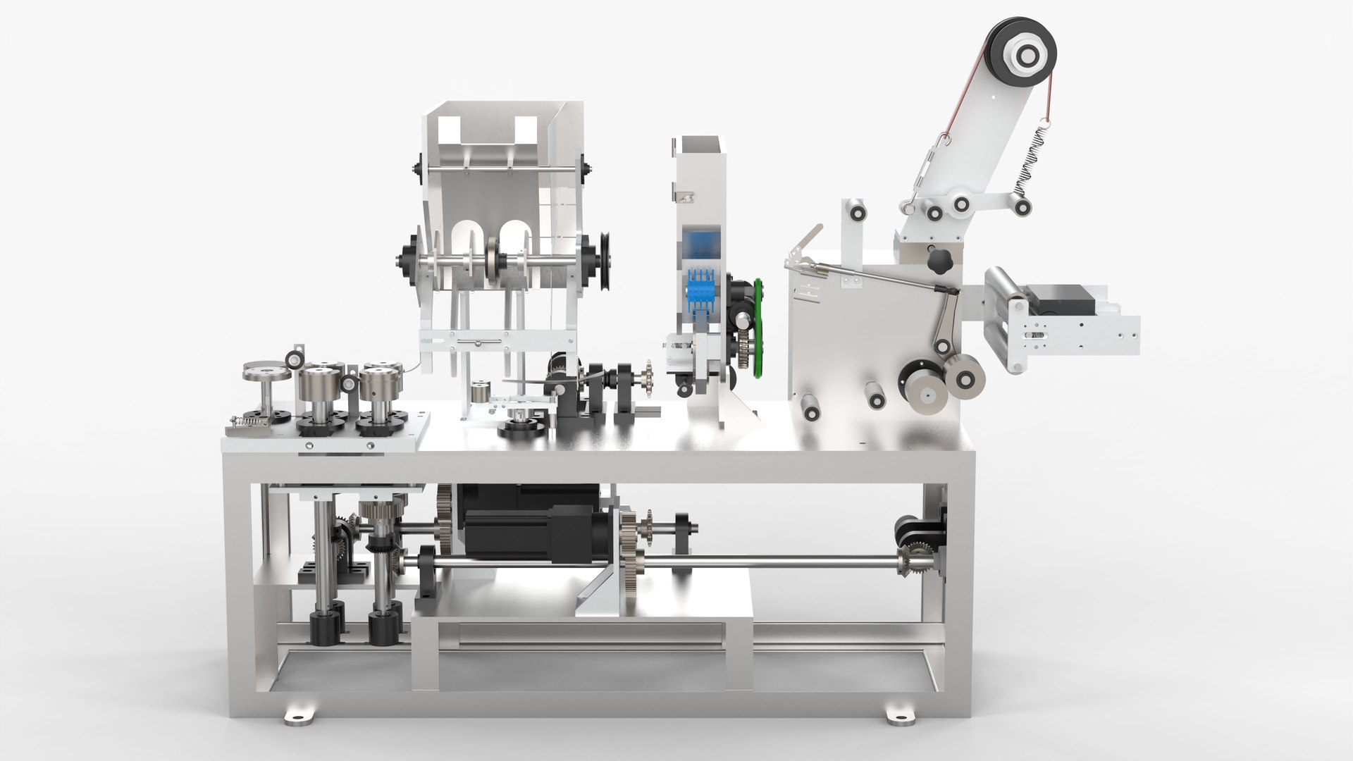 3D Automatic Bamboo Chopsticks Packaging Machine Model - TurboSquid 1985906