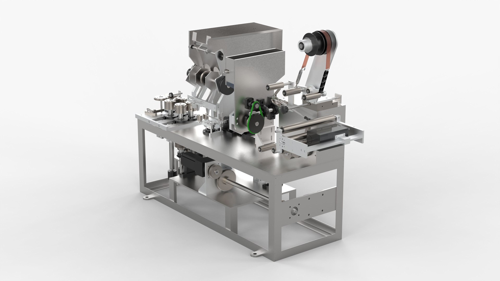 3D Automatic Bamboo Chopsticks Packaging Machine Model - TurboSquid 1985906