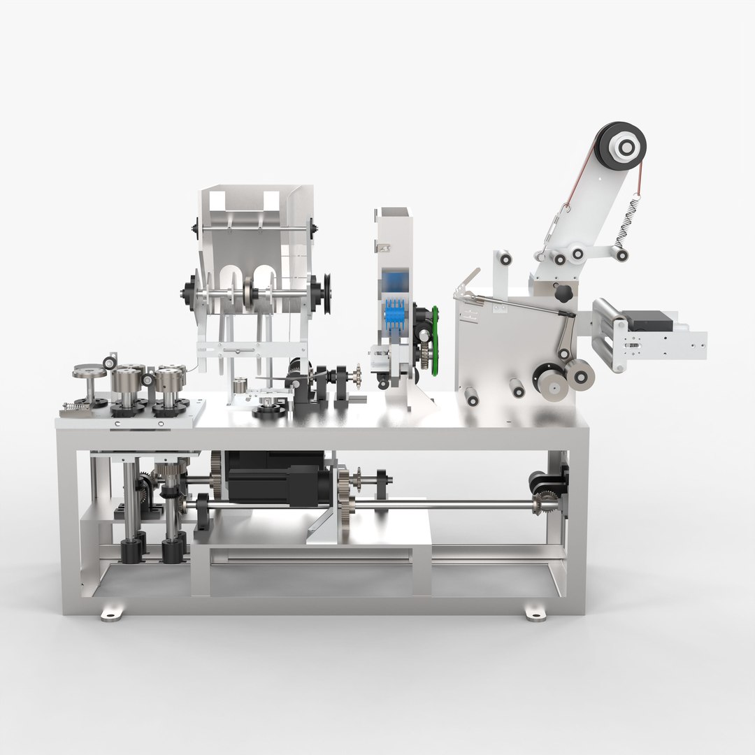 3D Automatic Bamboo Chopsticks Packaging Machine model - TurboSquid 1985906