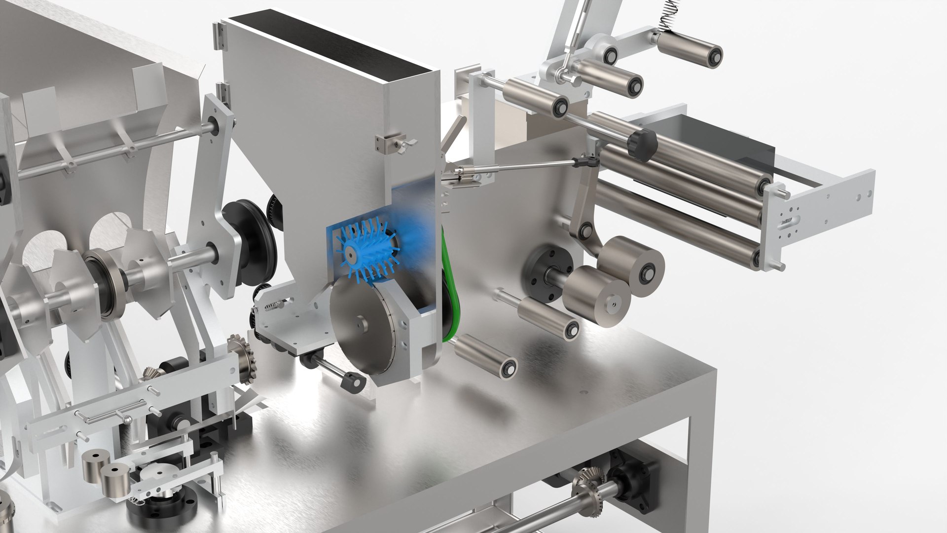 3D Automatic Bamboo Chopsticks Packaging Machine Model - TurboSquid 1985906