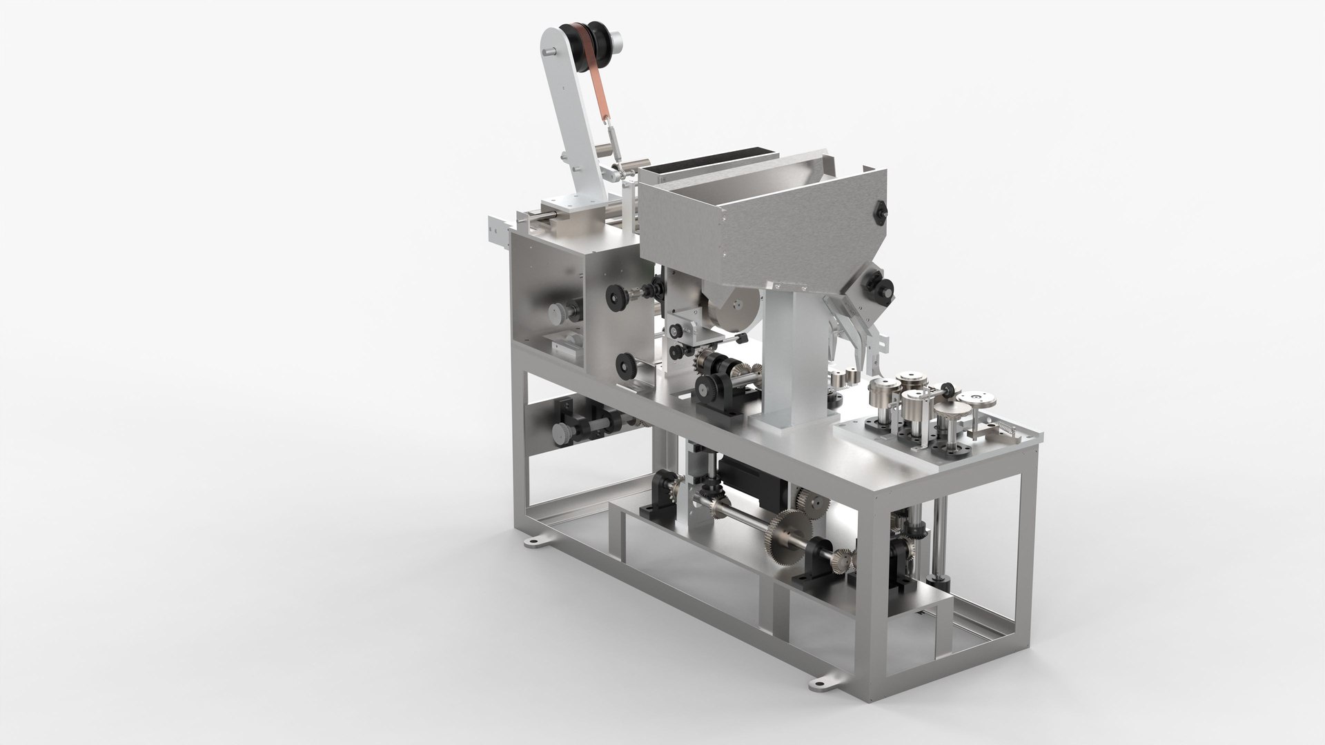 3D Automatic Bamboo Chopsticks Packaging Machine Model - TurboSquid 1985906