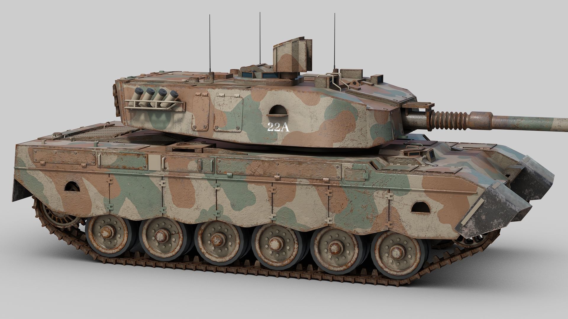 3D Olifant Tank Model - TurboSquid 1953060