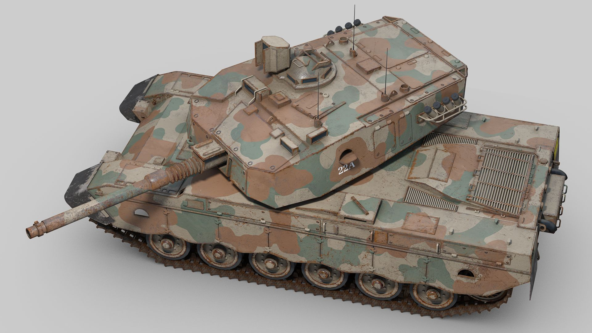 3D Olifant Tank model - TurboSquid 1953060