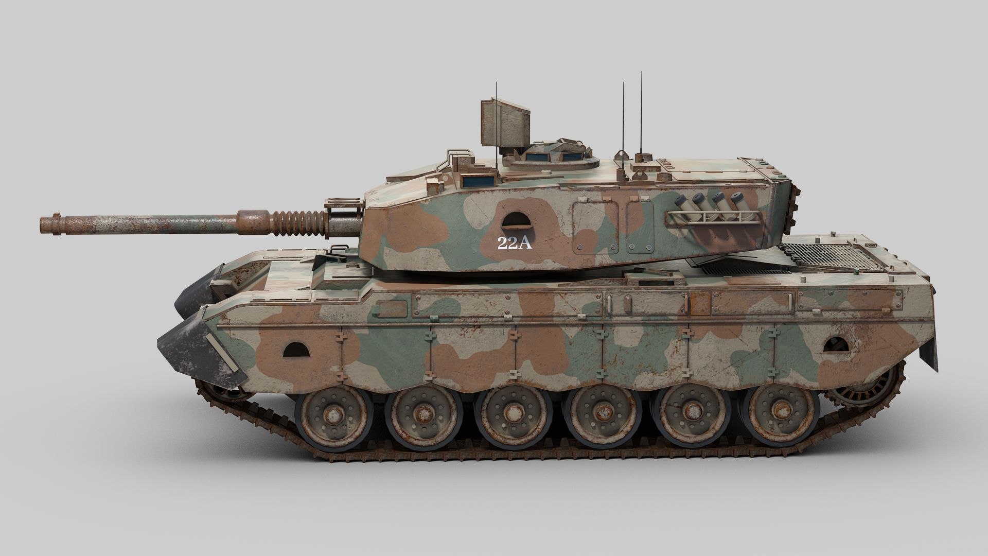 3D Olifant Tank Model - TurboSquid 1953060