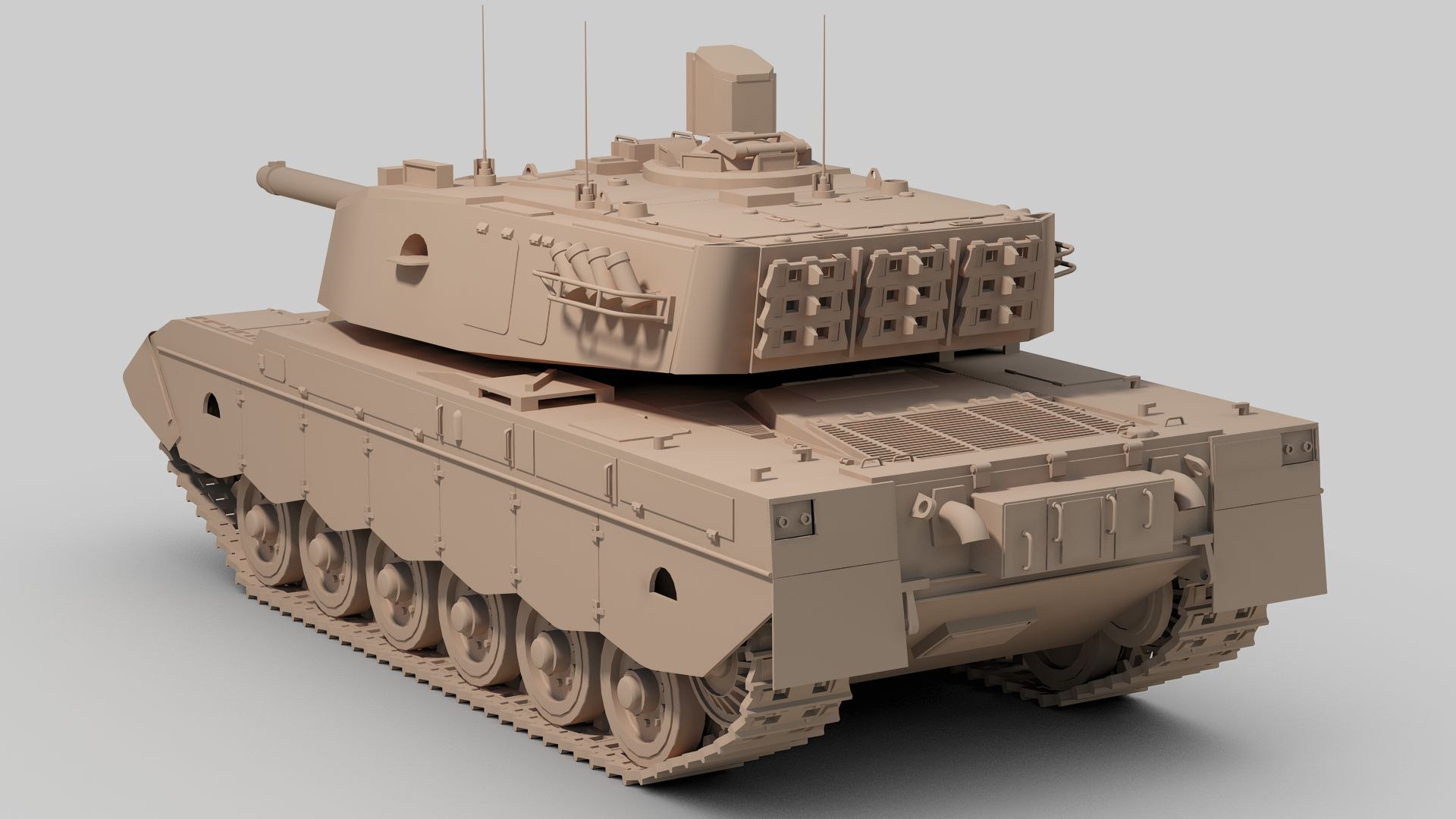 3D Olifant Tank Model - TurboSquid 1953060