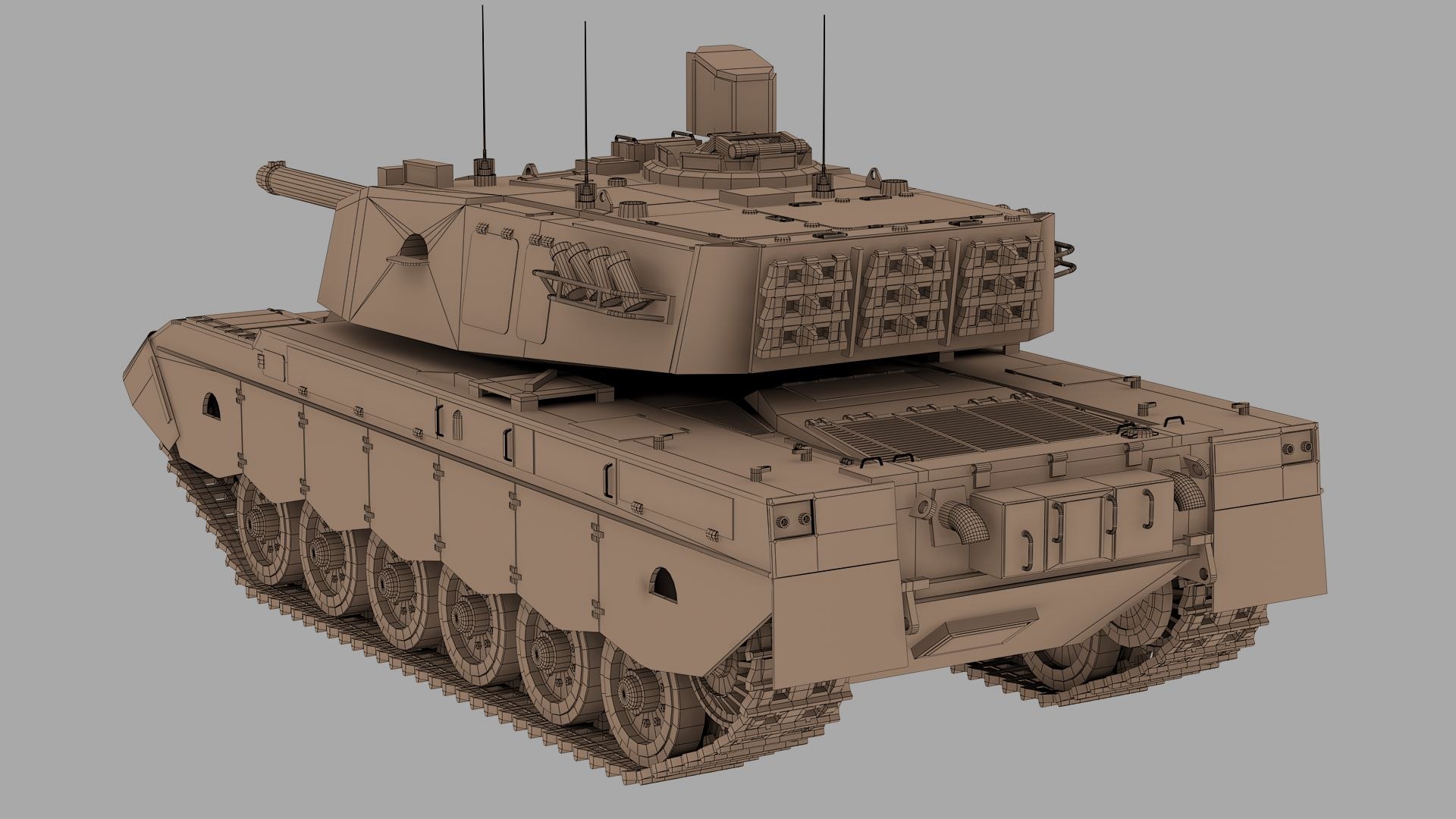 3D Olifant Tank Model - TurboSquid 1953060