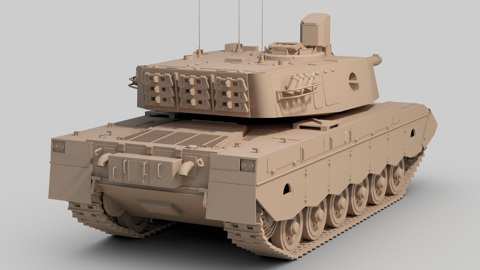 3D Olifant Tank Model - TurboSquid 1953060