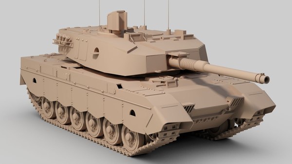 3D Olifant Tank model - TurboSquid 1953060