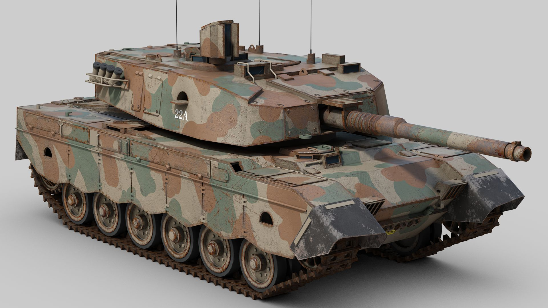 3D Olifant Tank model - TurboSquid 1953060