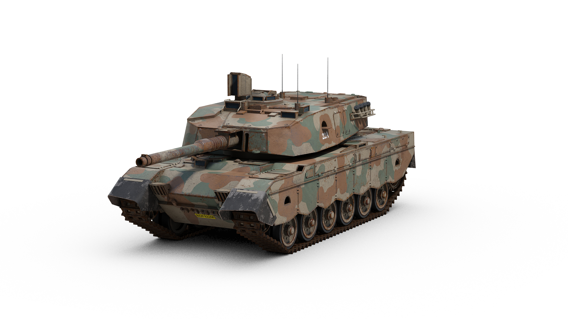 3D Olifant Tank Model - TurboSquid 1953060