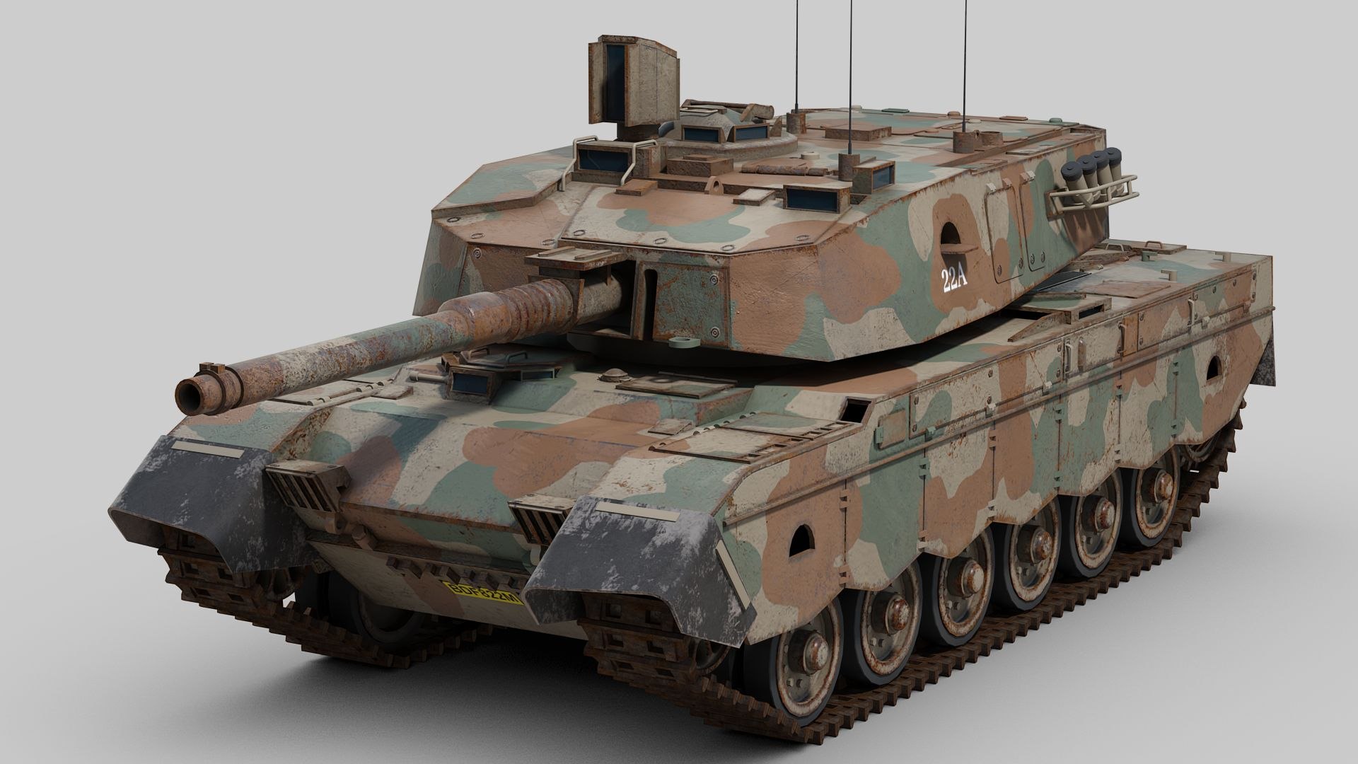 3D Olifant Tank Model - TurboSquid 1953060