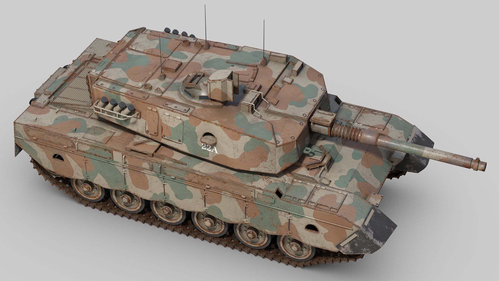3D Olifant Tank Model - TurboSquid 1953060
