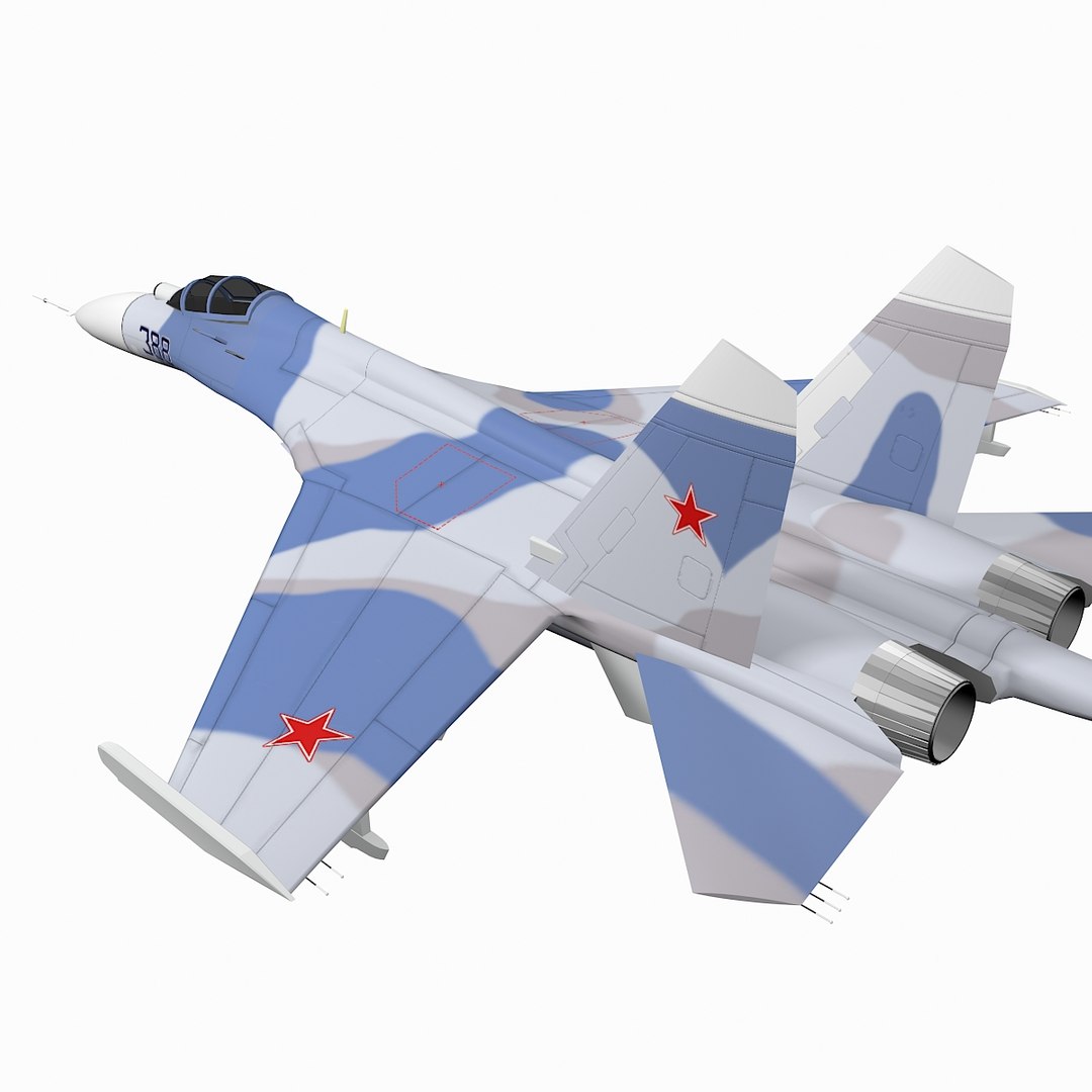 Sukhoi Su-27 Flanker 3D Model - TurboSquid 1188500