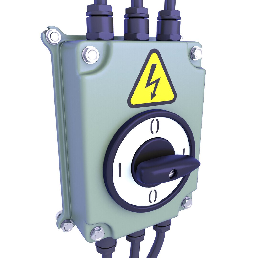 Electric Switch Box 9 3D - TurboSquid 1912584