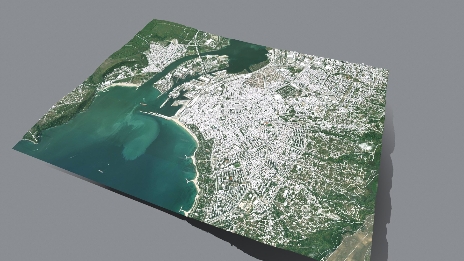 Cityscape Varna Bulgaria 3D Model - TurboSquid 1906672