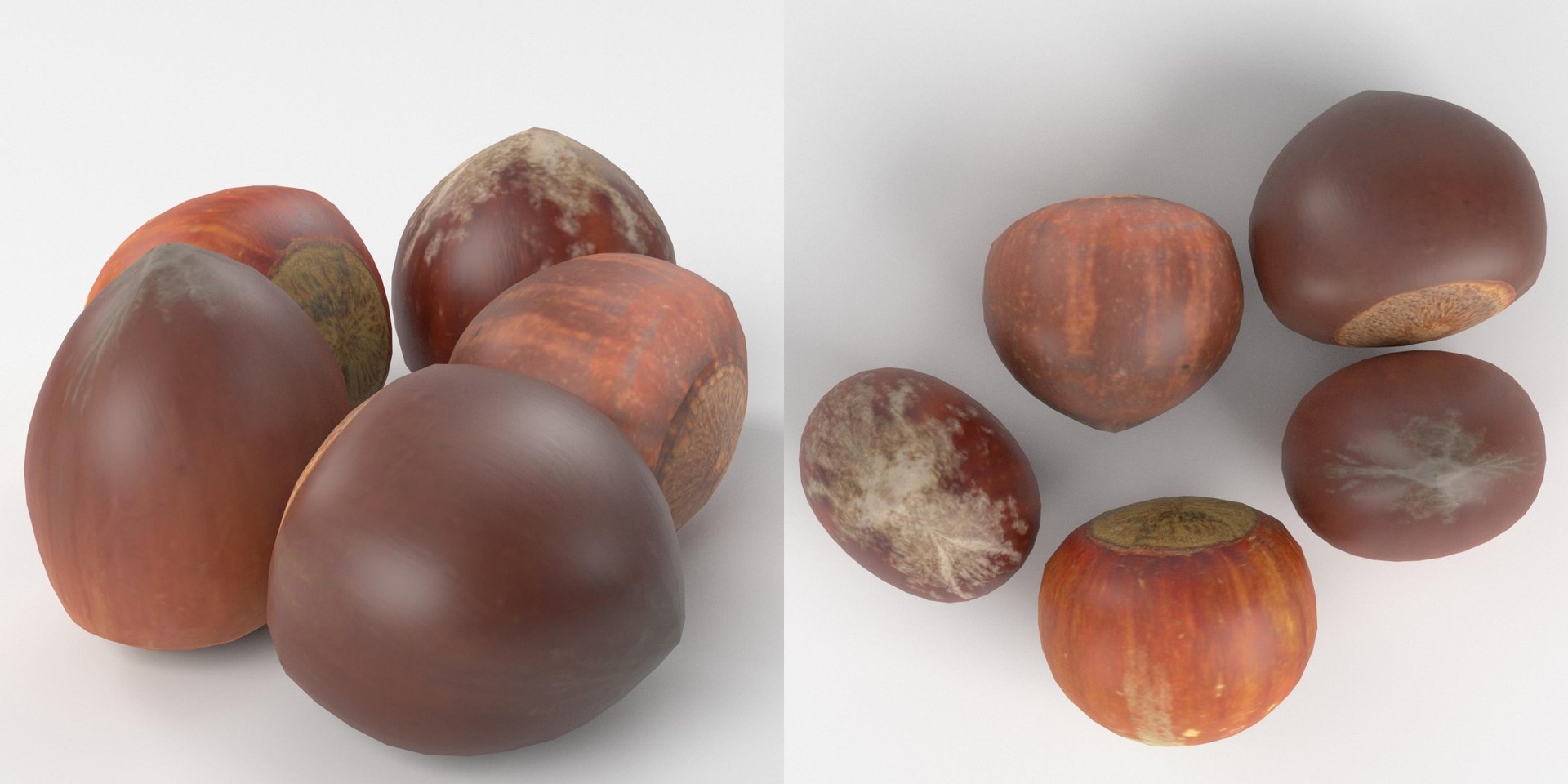 3D Hazelnuts Model - TurboSquid 2062127
