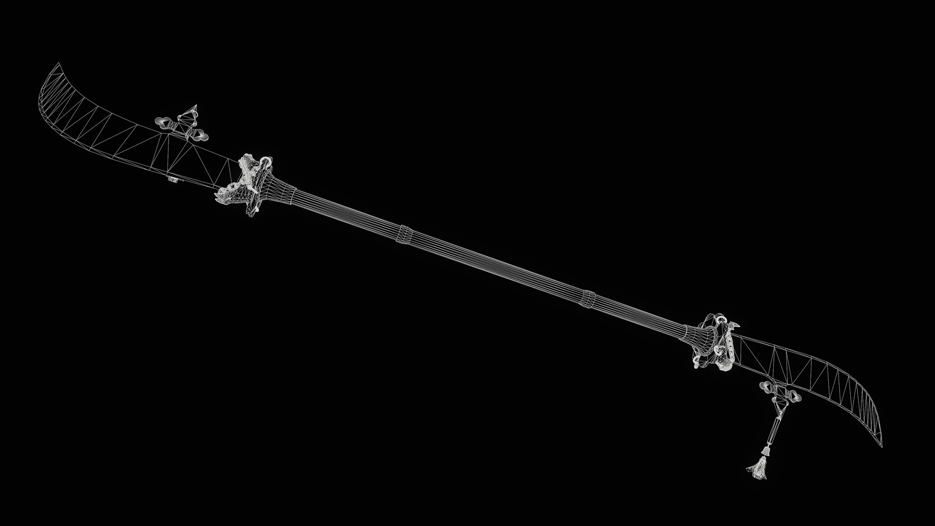 Guandao Sword 3D Model - TurboSquid 2041053