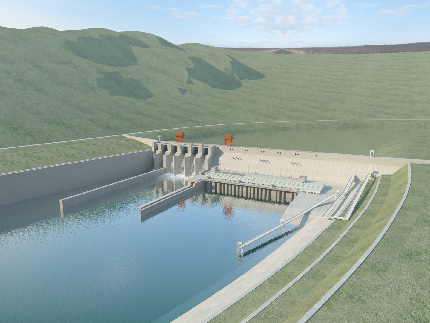 3D Hydroelectric Power Station 1 - TurboSquid 2004225