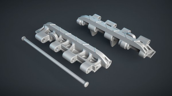 3D model Panzer VI Tiger Tracks - TurboSquid 2018575