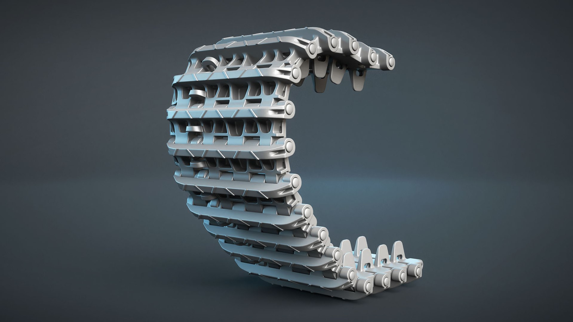 3D Model Panzer VI Tiger Tracks - TurboSquid 2018575