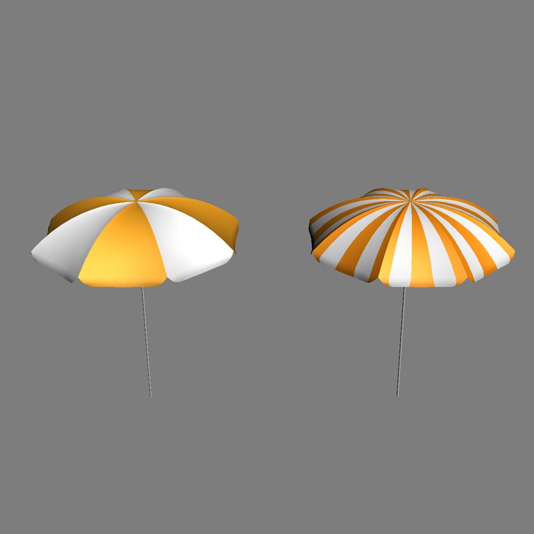 Beach Set 3d Model