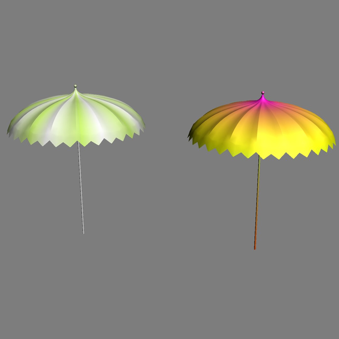 Beach Set 3d Model