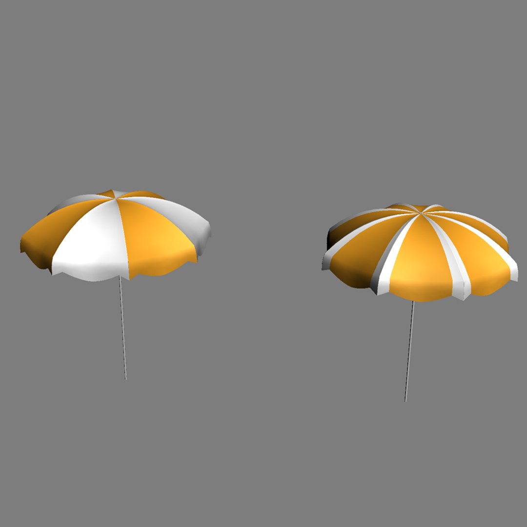 Beach Set 3d Model