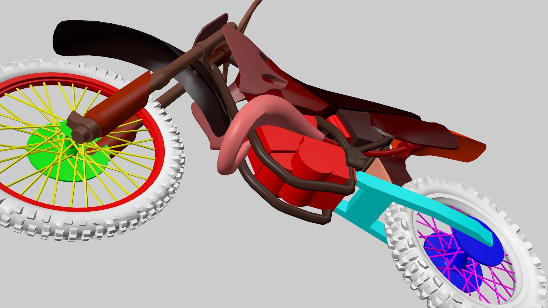 3D Honda Cr500 1994 Model - TurboSquid 2087268