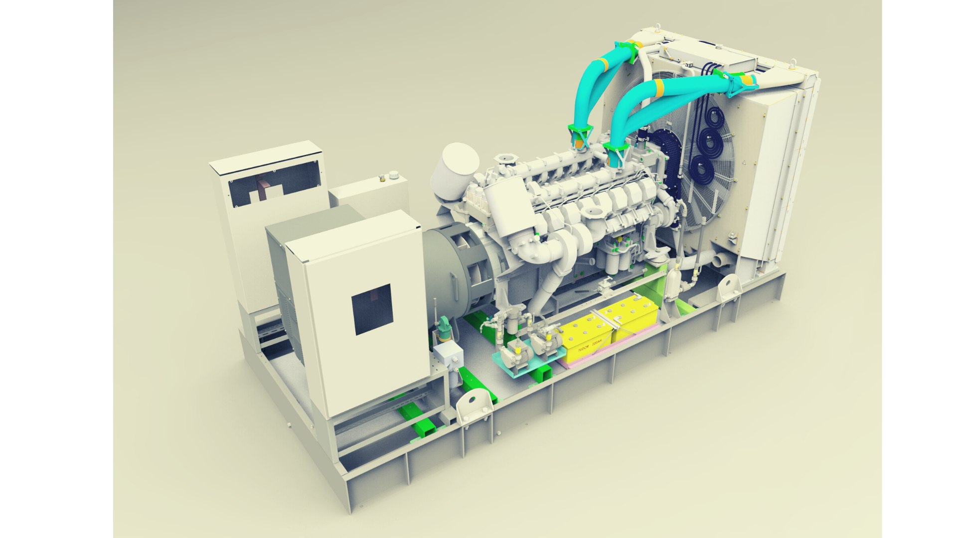 3D Diesel Generator - TurboSquid 1826782