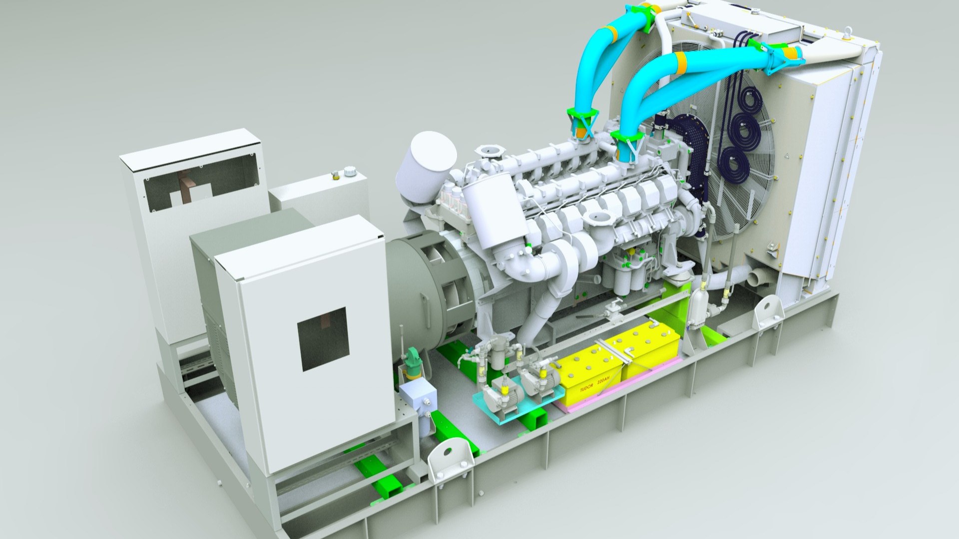 3D Diesel Generator - TurboSquid 1826782